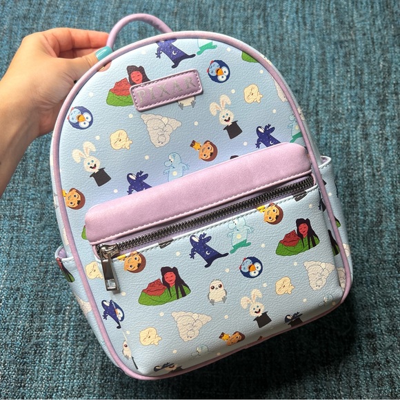 Disney | Bags | Disney Pixar Shorts Characters Allover Print Mini ...